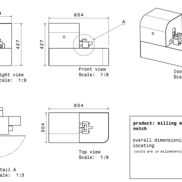 Notch Milling Machine for Pendulum Tester-Charpy - AHP PLASTIK MAKINA