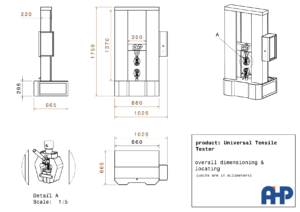 Universal Tensile Compression Tester (UTM) - AHP PLASTIK MAKINA