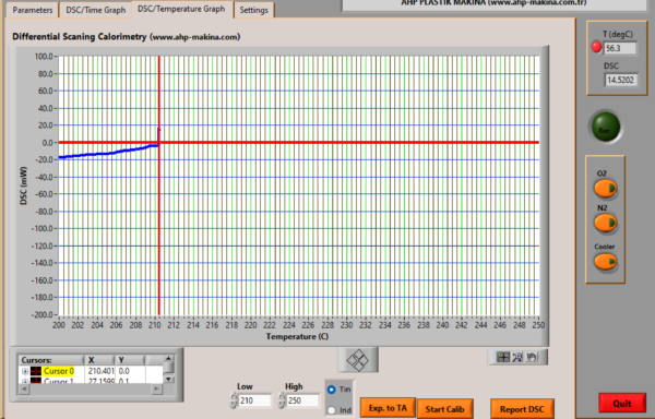 How to Use DSC OIT Tester software - AHP PLASTIK MAKINA