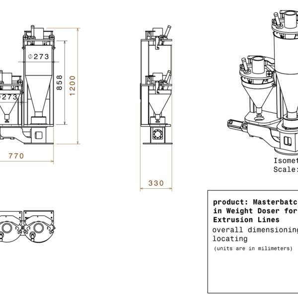 Masterbatch Loss in Weight Doser for Extrusion Lines - AHP PLASTIK MAKINA