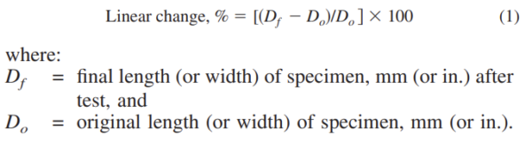 ASTM D 1204 Test Method for Linear Dimensional Changes of Nonrigid ...