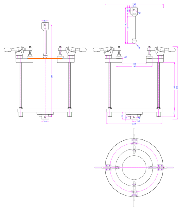ASTM D5748 Testing Equipment for Puncture Resistance of Stretch Wrap ...