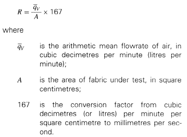 ISO 9237 Determination of Permeability of Fabrics to Air - Testing ...